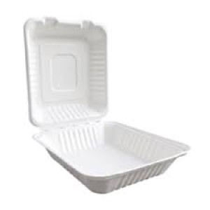 Single Compartment Clamshell Container 8?x8?x3? (Large) - 200/Case