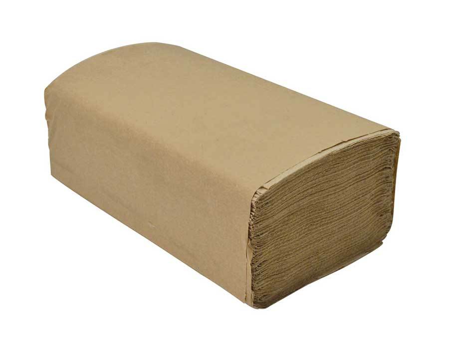 Single Fold Brown Hand Towels, 250 Sheets x 9"|Officebuggy